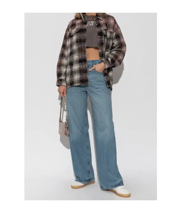 Palm Angels Long-sleeve Cropped Top With Logo Detail