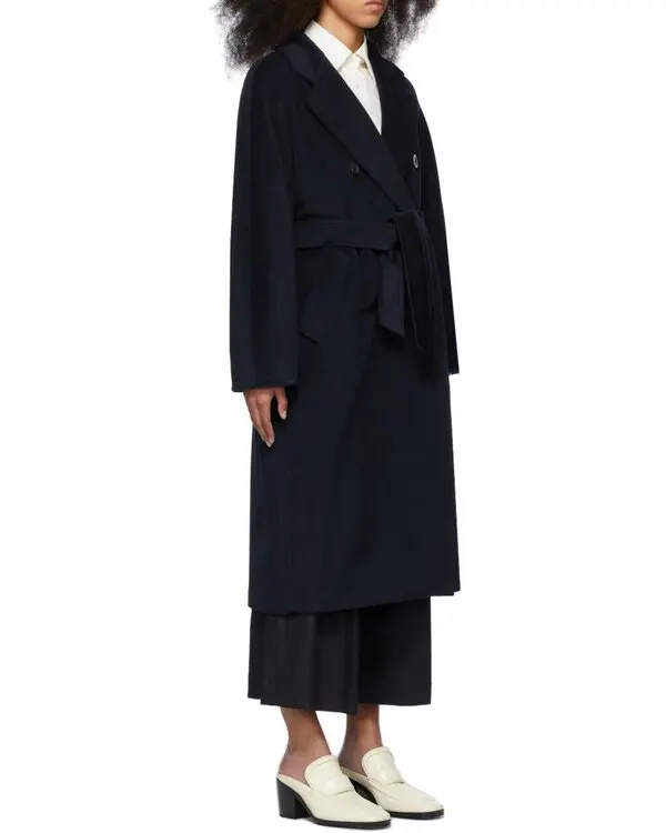 Max Mara 101801 Icon Double-breasted Coat In Cashmere And Beaver Hair