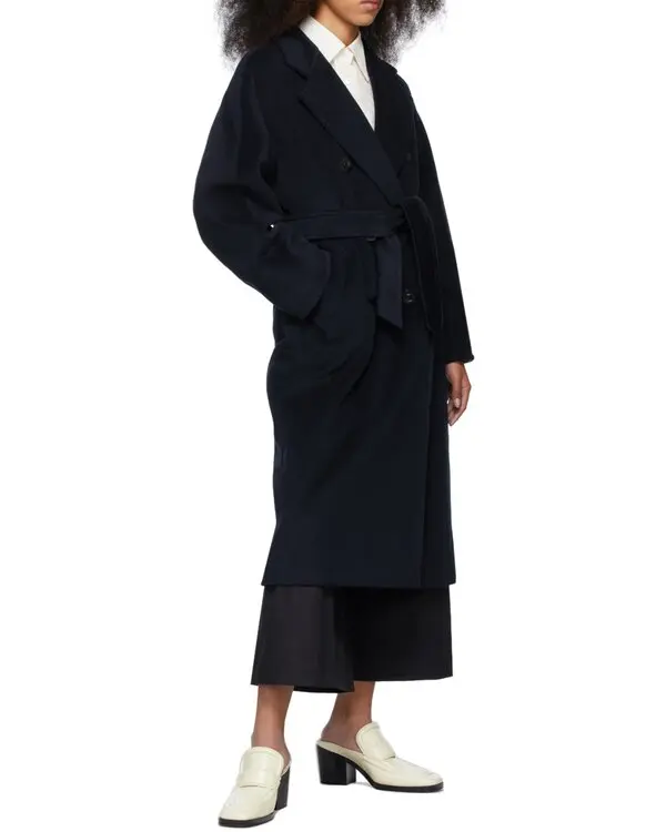 Max Mara 101801 Icon Double-breasted Coat In Cashmere And Beaver Hair