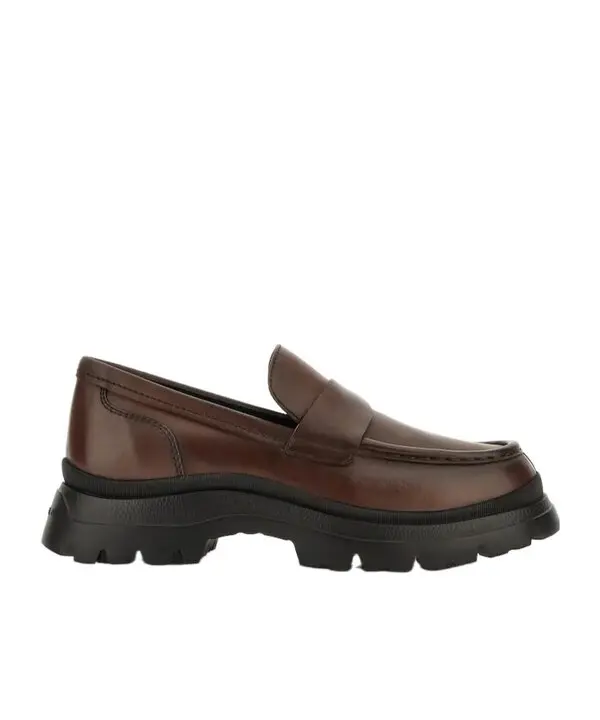 Hogan Round-toe Loafers - Brown