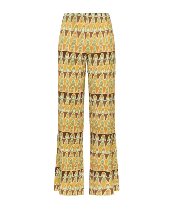 Malìparmi Geometric Mimosa Trousers