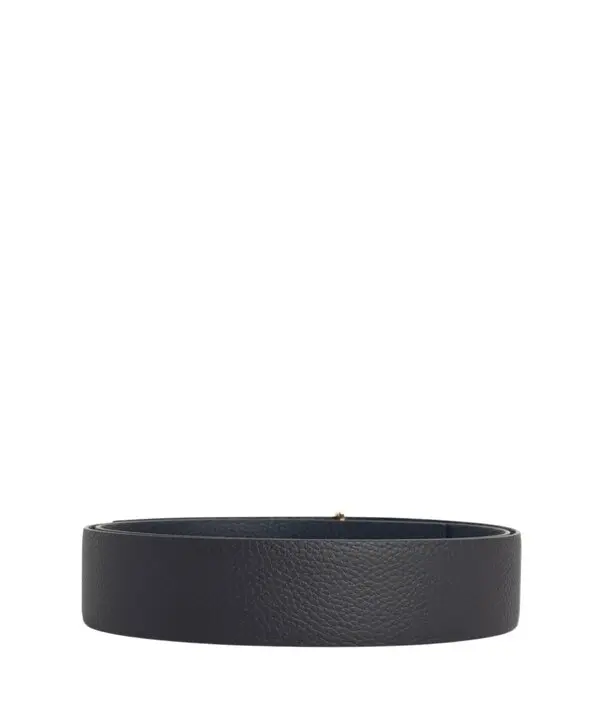 TOM FORD T Buckle Leather Belt - Black