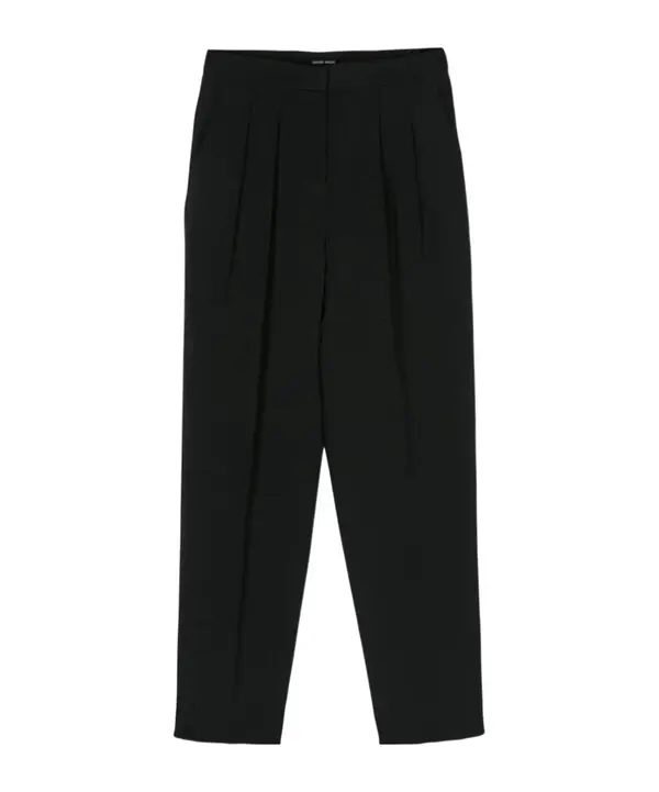 Giorgio Armani Dart-detailing Tapered Trousers