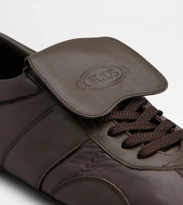 TOD'S Low-top Lace-up Sneakers - Brown