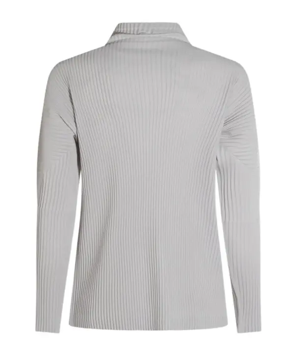 Issey Miyake Homme Plissé High Neck Pleated Top