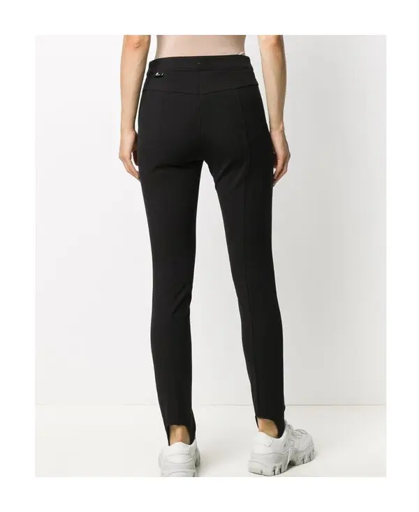 Moncler High-waisted Stirrup Skinny Trousers - Black