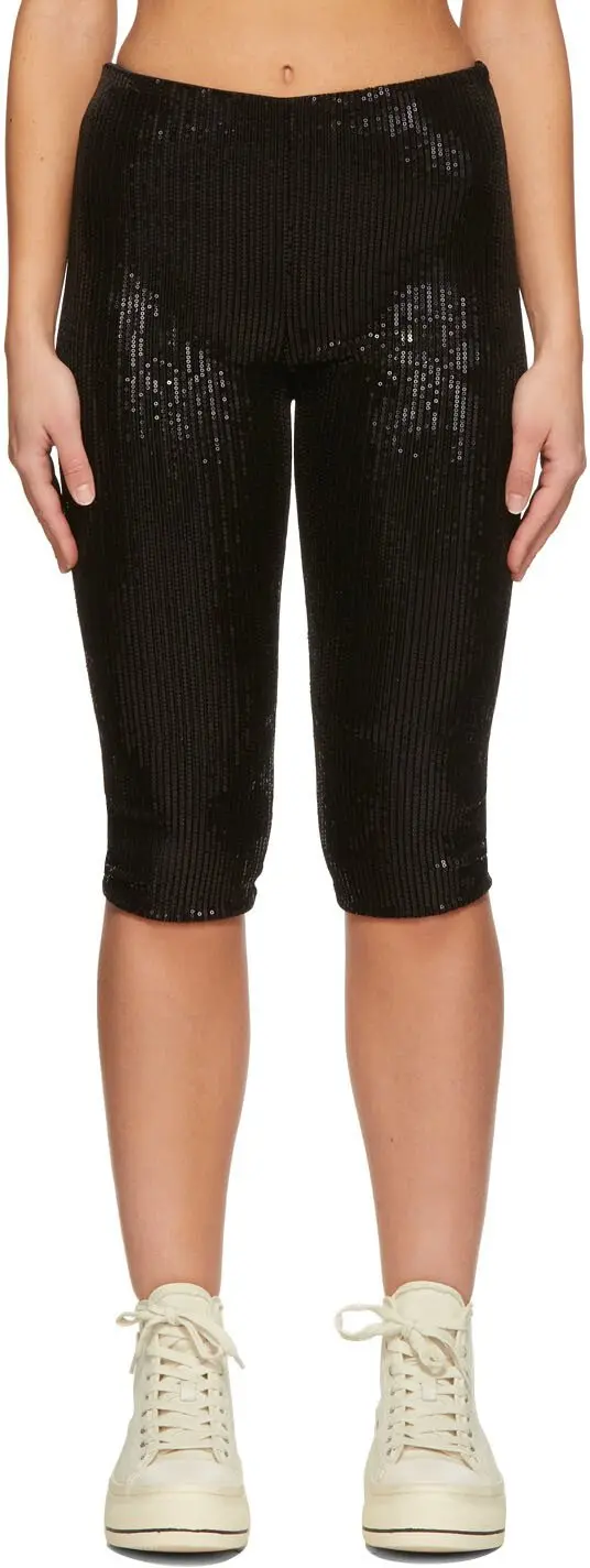 We11Done Sequin Embellished Cycling Shorts