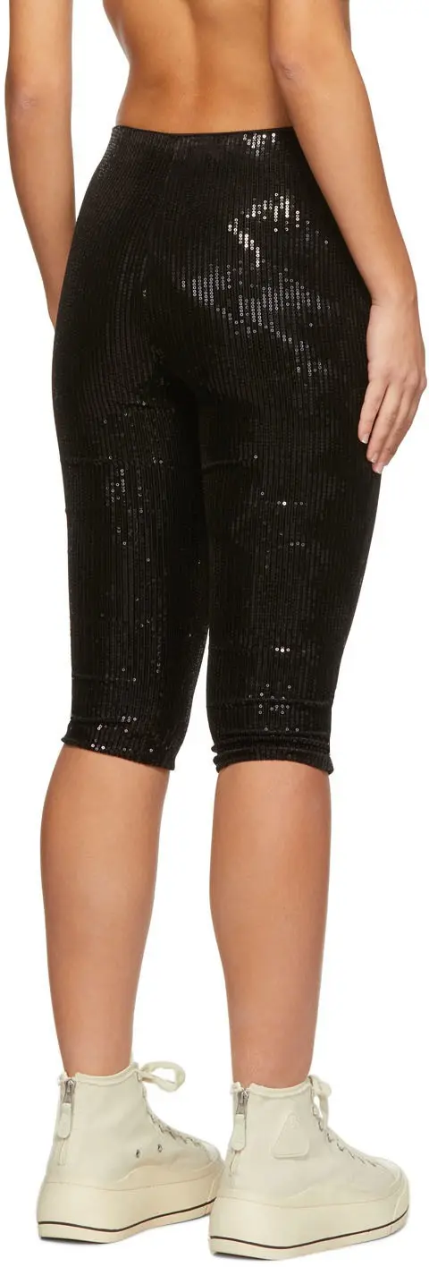 We11Done Sequin Embellished Cycling Shorts