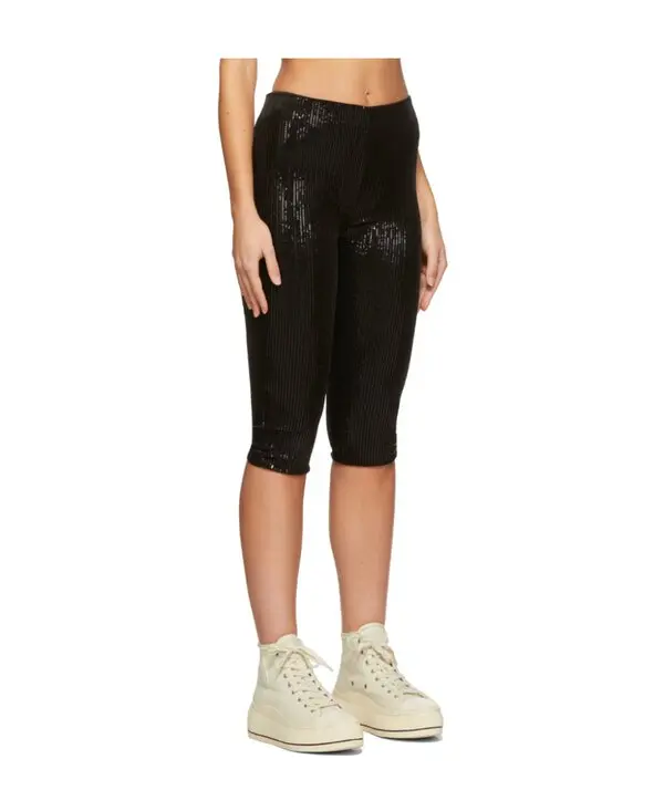 We11Done Sequin Embellished Cycling Shorts