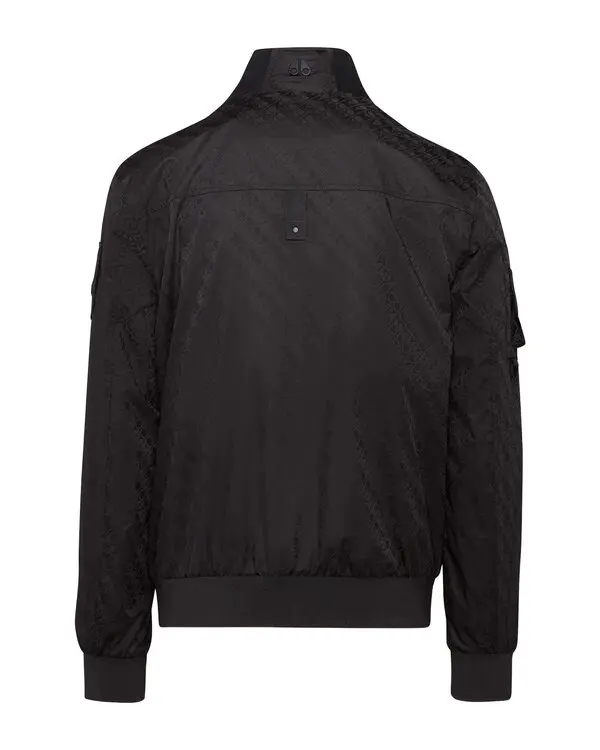 Moose Knuckles Courville Zip-up Bomber Jacket - Black