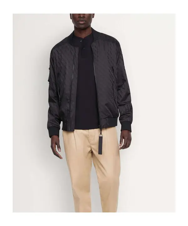 Moose Knuckles Courville Zip-up Bomber Jacket - Black