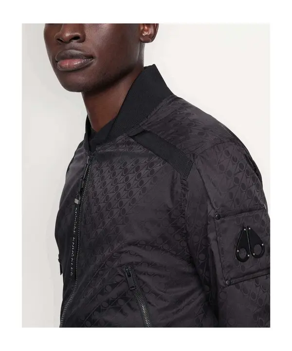 Moose Knuckles Courville Zip-up Bomber Jacket - Black