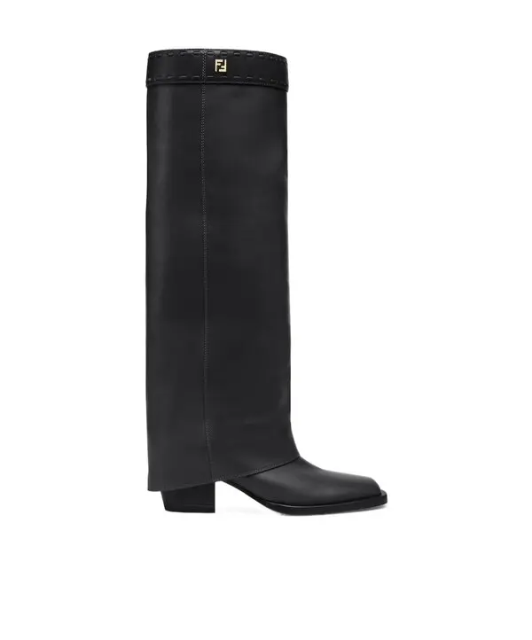 Fendi Tubular Leg Boots - Black