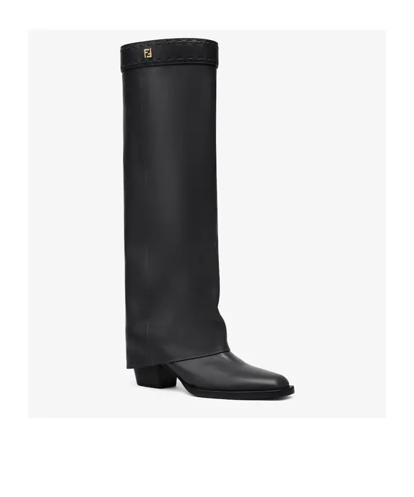 Fendi Tubular Leg Boots - Black