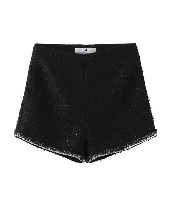 Marissa Chiara Tweed Detail Shorts