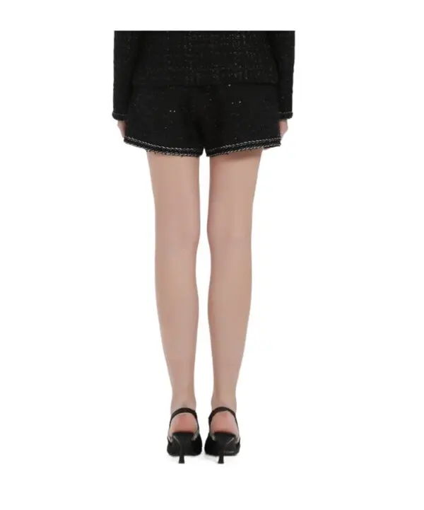 Marissa Chiara Tweed Detail Shorts