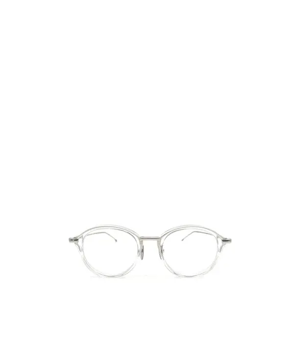 Thom Browne Round Frame Glasses - White