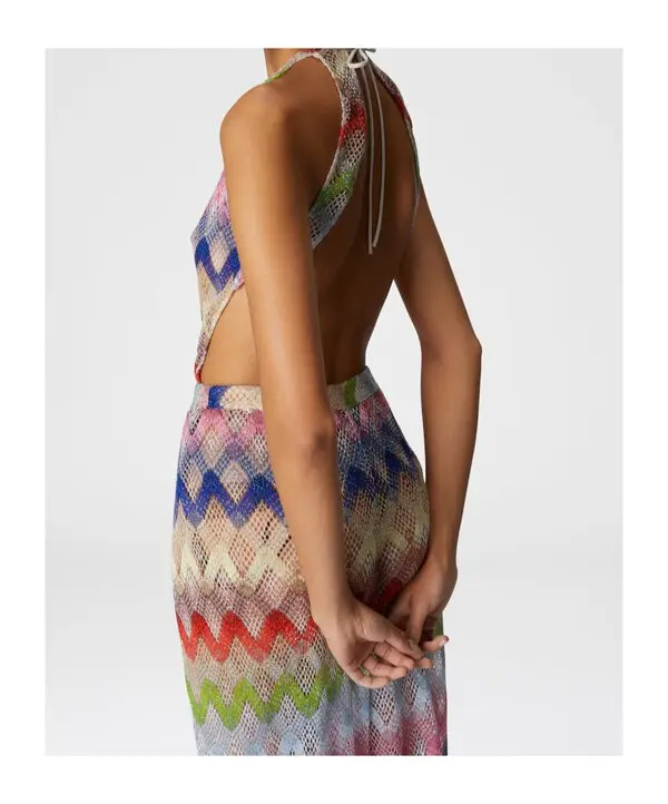 Missoni Zigzag Pattern Maxi Dress