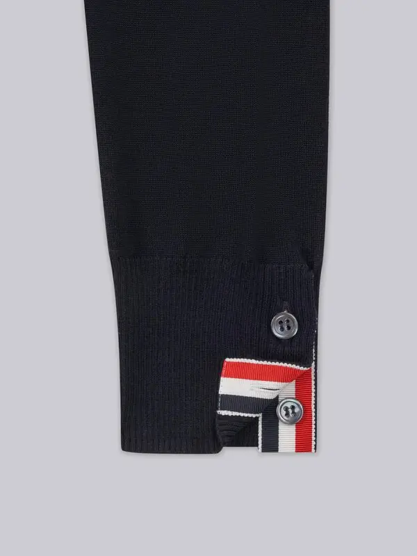 Thom Browne 4-bar Ribbed Crewneck Jumper