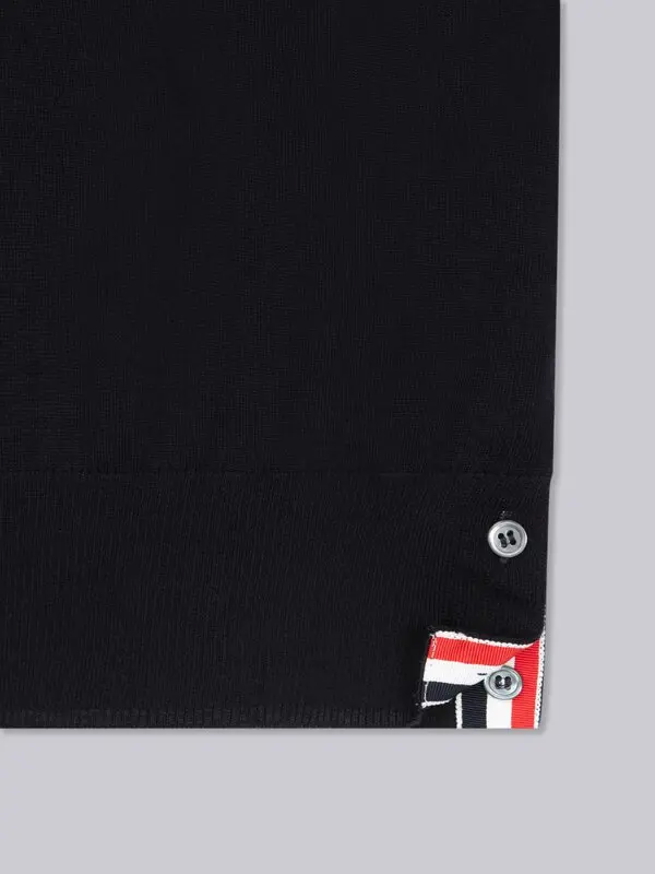 Thom Browne 4-bar Ribbed Crewneck Jumper