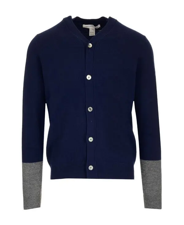 Comme Des Garçons V-neck Knitted Cardigan