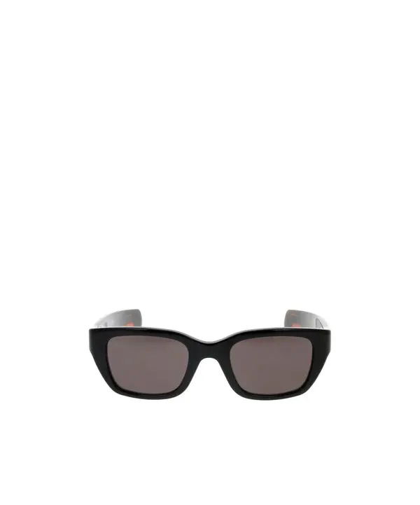 Bottega Veneta Rectangular Acetate Sunglasses - Gray