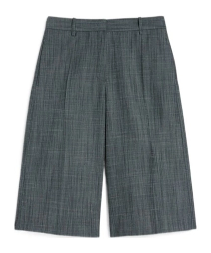 JIL SANDER Pressed Creased Shorts - Deep Sky