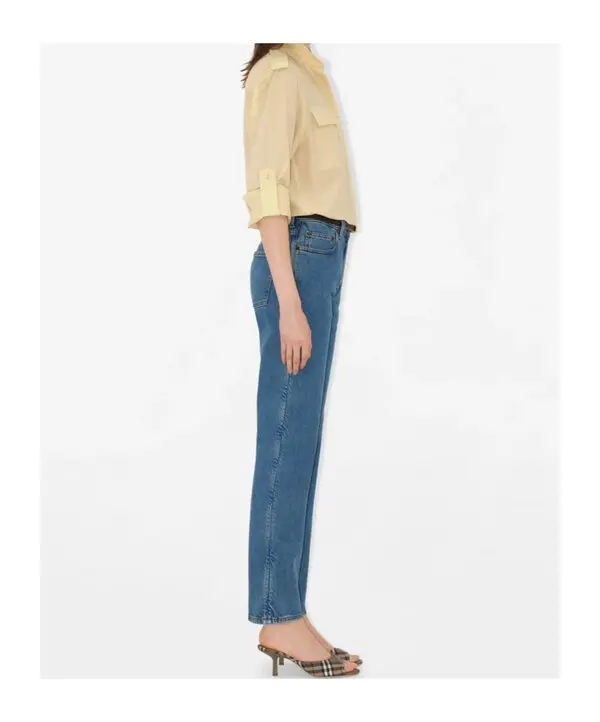 Burberry Straight Leg Slim Fit Jeans