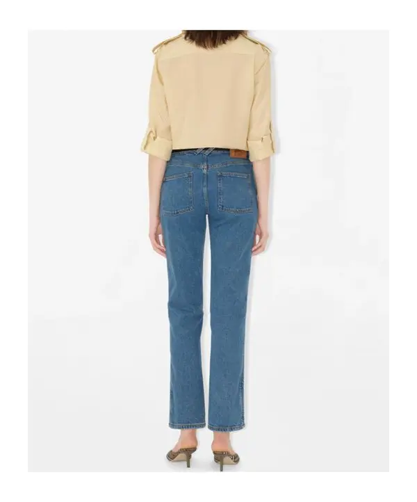 Burberry Straight Leg Slim Fit Jeans