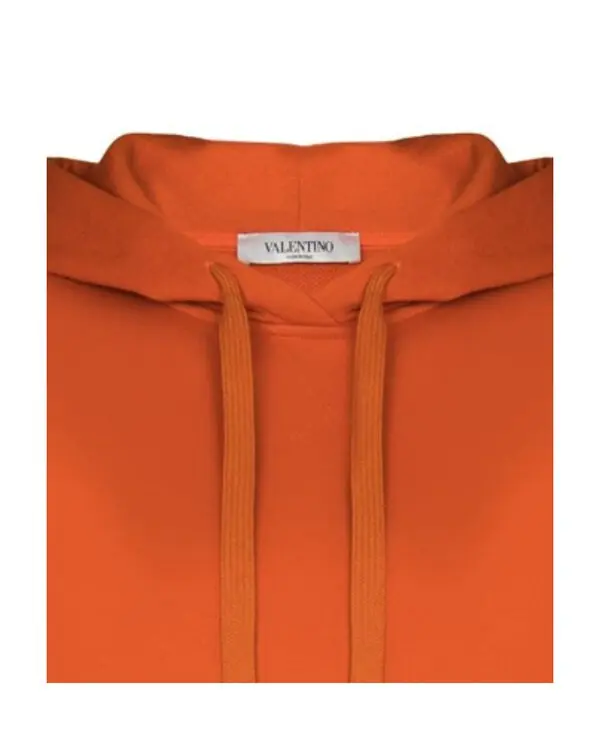 Valentino Garavani Logo Print Long Sleeve Hoodie