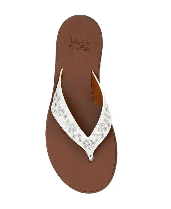 Chloé X Eres Flat Thong Slippers