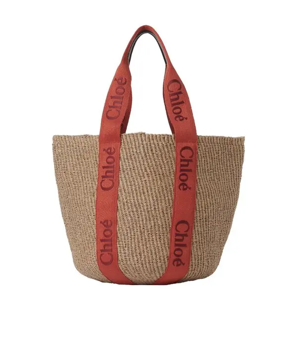 Chloé Woody Tote - Brown