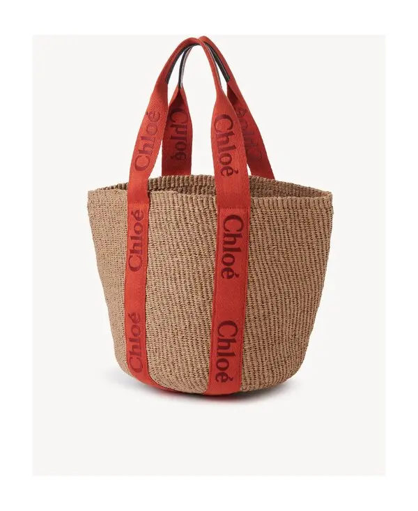 Chloé Woody Tote - Brown