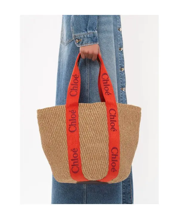 Chloé Woody Tote - Brown