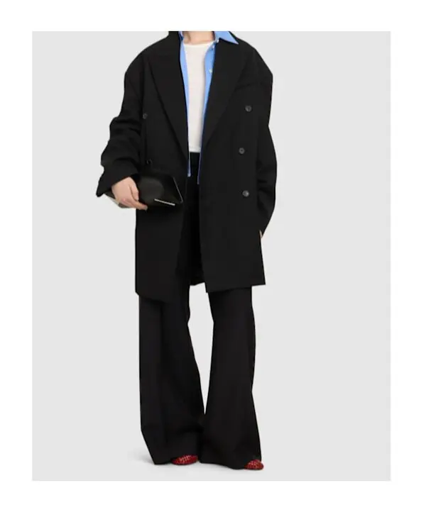 Wardrobe.NYC Double Breasted Tailored Coat