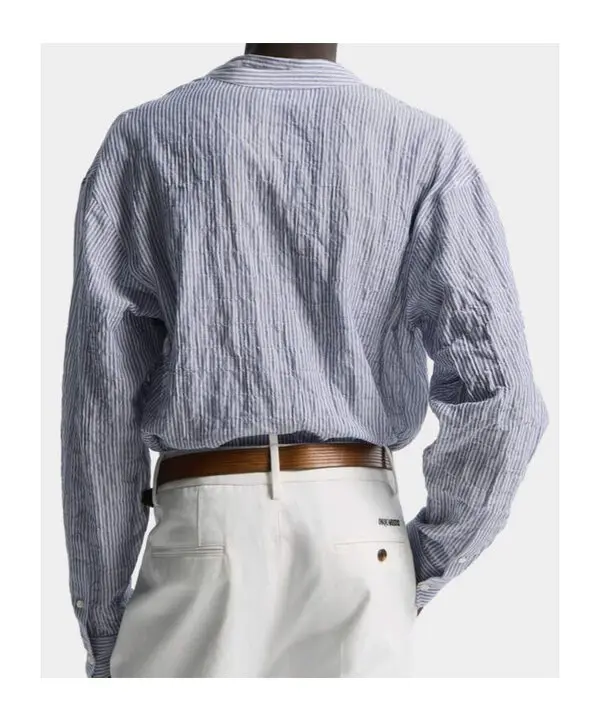 Dsquared2 Tie Dropped Shoulder Shirt - Light Blue