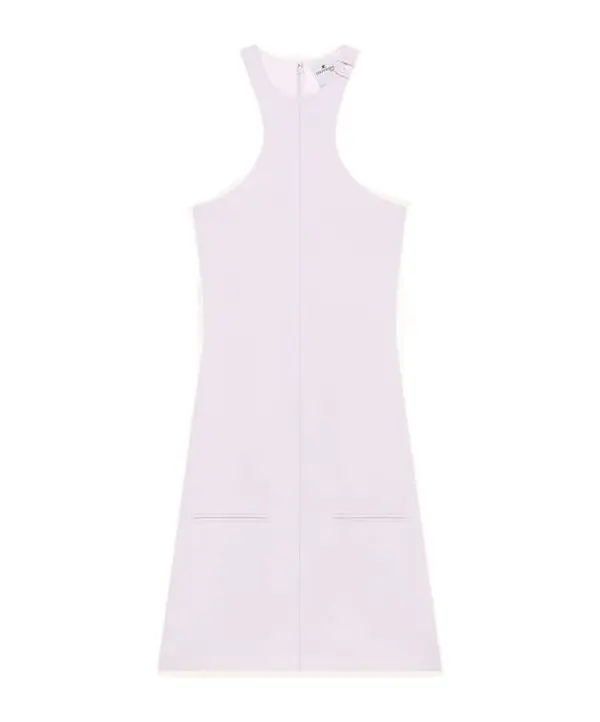 COURREGES Courrèges A-line Racerback Sleeveless Dress - White