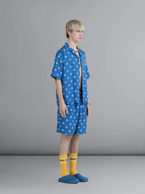 Marni Floral Print Bermuda Shorts