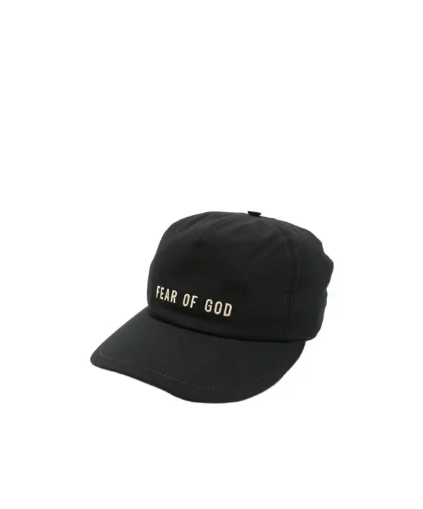 Fear Of God Embroidered Logo Baseball Cap - Black