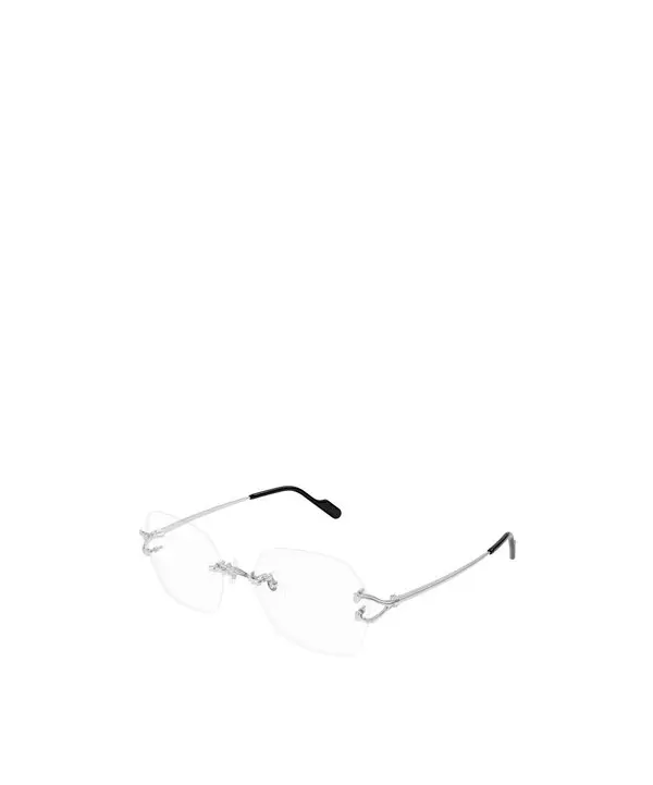Cartier Rimless Square Frame Eyeglasses