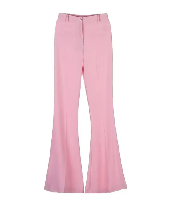 HEBE STUDIO Flare Trousers With Belt Loops