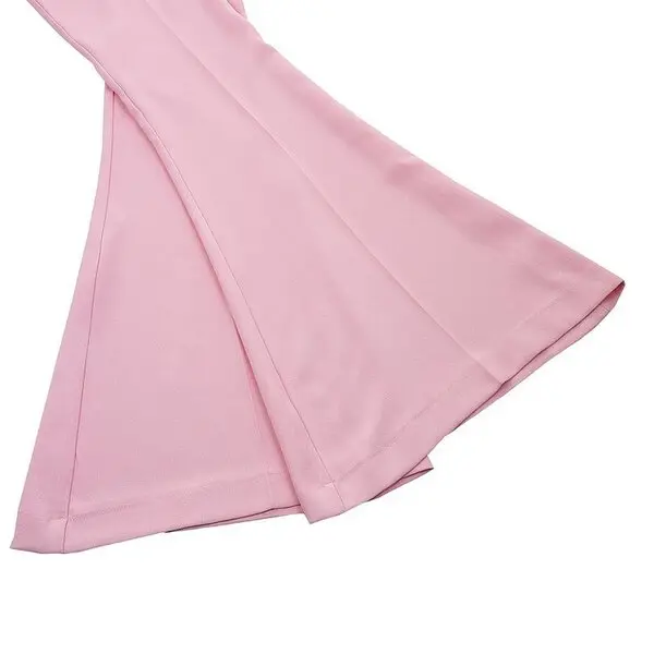 HEBE STUDIO Flare Trousers With Belt Loops