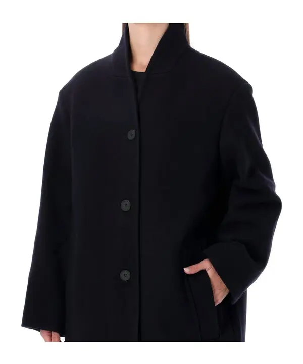 Studio Nicholson Morro Tailored Coat - Black
