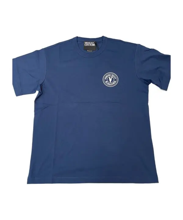 Versace Item O-neck Short-sleeved T-shirt - Blue