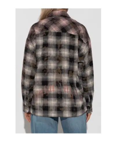 Palm Angels Checked Pattern Shirt - Multi-color