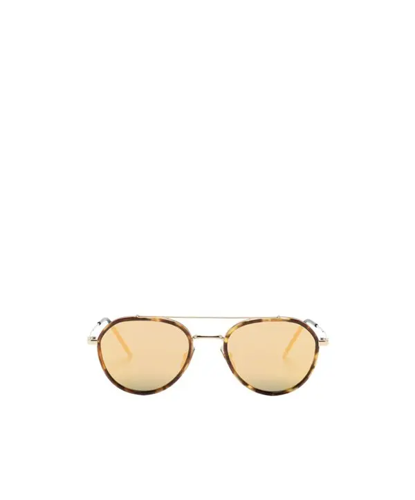 Thom Browne Pilot-frame Sunglasses - Nude