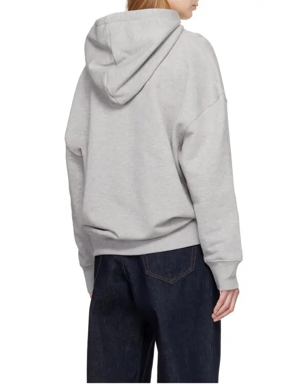 Stella McCartney Graphic Print Drawstring Hoodie - Light Gray