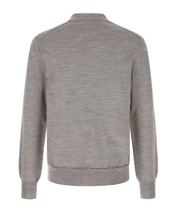 Comme Des Garçons Long-sleeved Cardigan With Embroidery