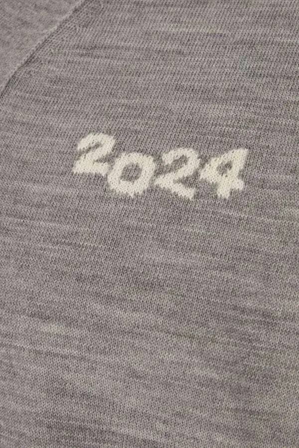 Comme Des Garçons Long-sleeved Cardigan With Embroidery