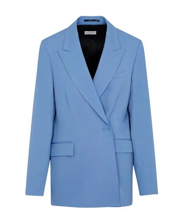 Dries Van Noten Double Breasted Wool Blazer